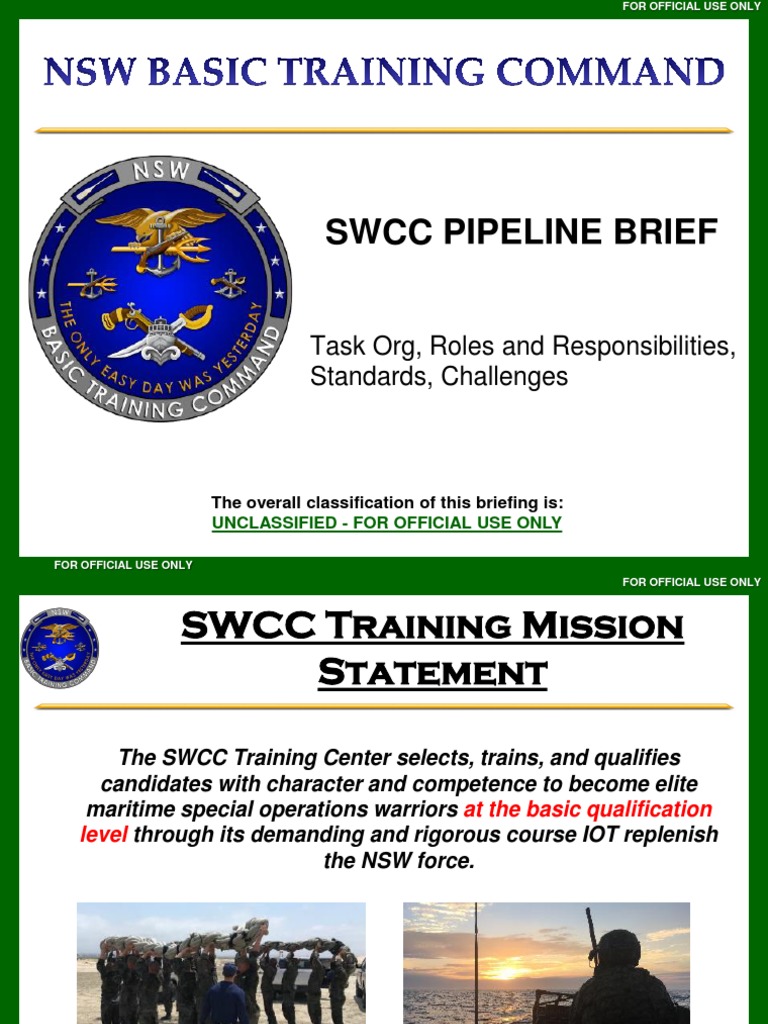 SWCC Pipeline NSWG4 December 2018 | PDF | Warfare | Military