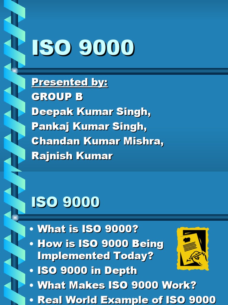 Understanding ISO 9000 Standards | PDF | Iso 9000 | Quality Management ...