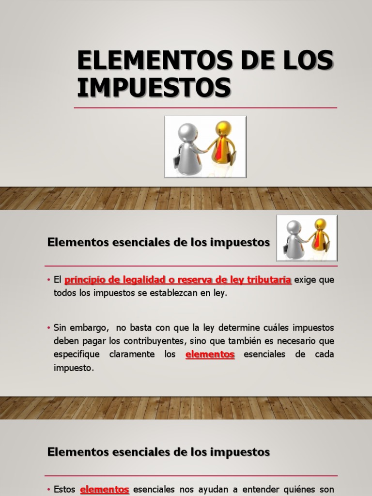 Elementos de Los Impuestos | PDF | Estatuto de limitaciones | Impuestos
