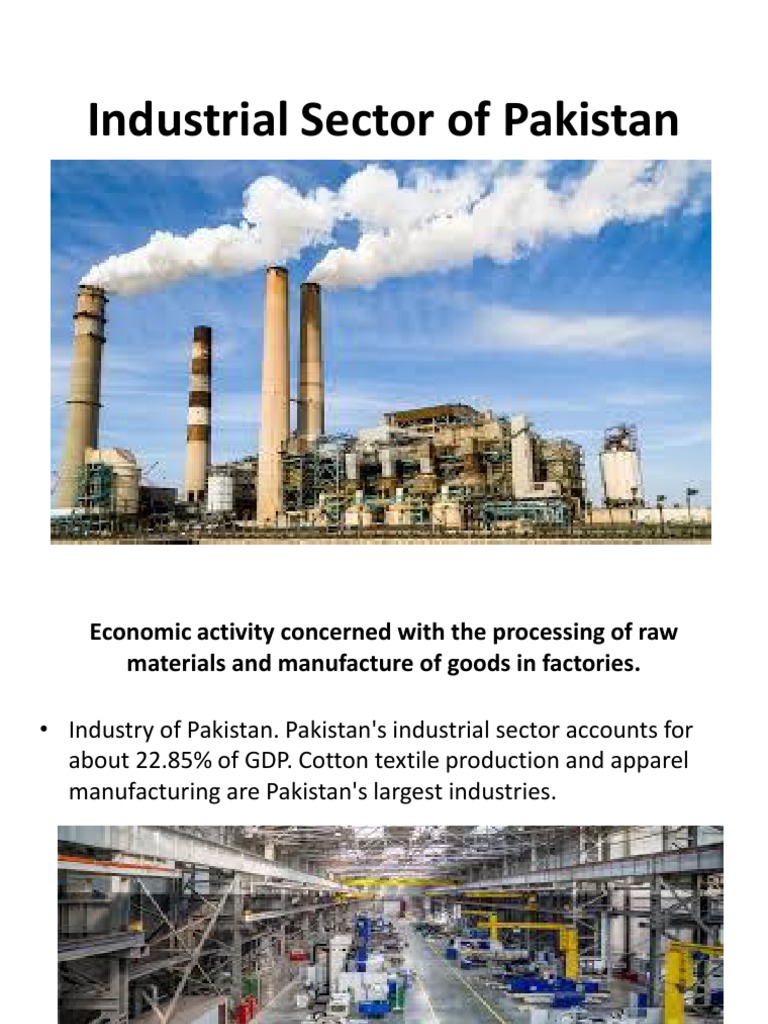 Industrial Sector of Pakistan | PDF | Pakistan | Factory