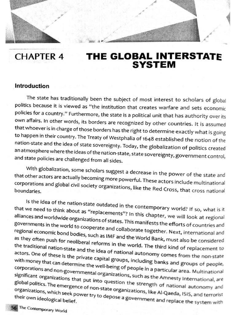 The Global Interstate System