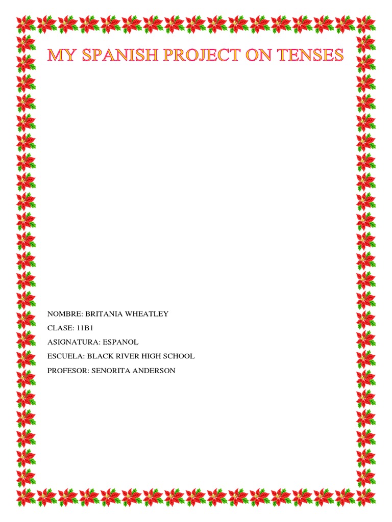 Spanish Verb Tenses Explained | PDF | Grammatical Tense | Grammatical ...