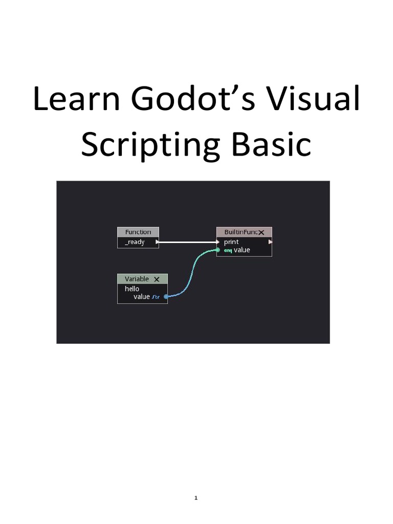 Learn Godot's Visual Scripting Basic | PDF | Parameter (Computer ...
