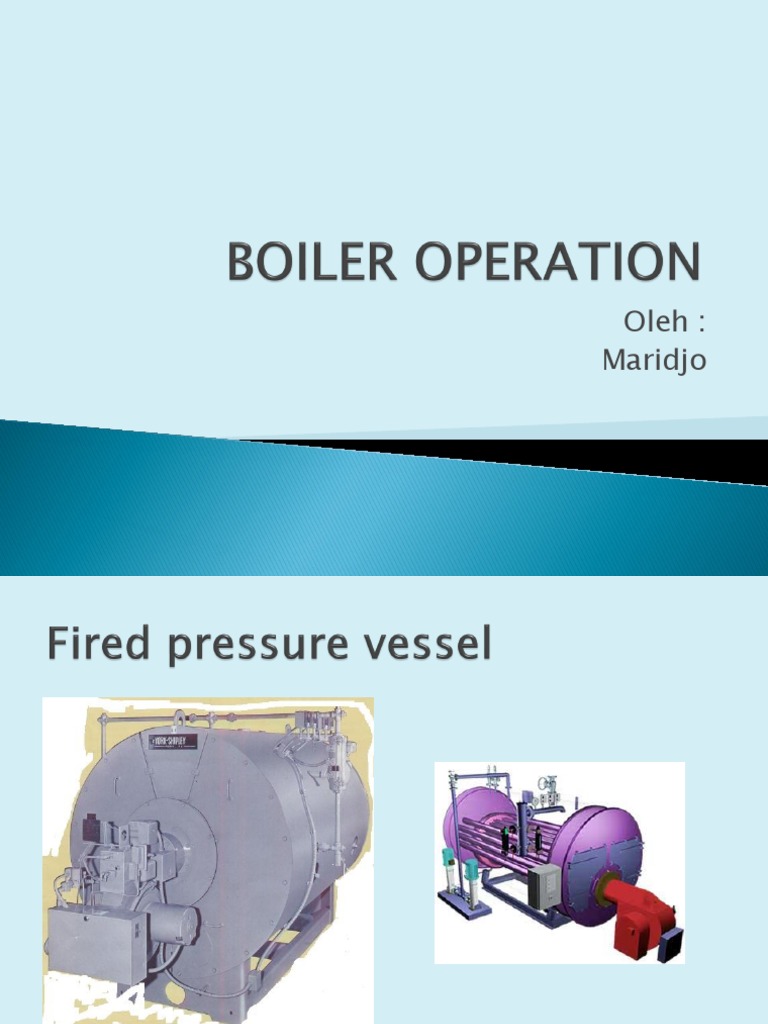 1.3 Boiler Operation | PDF | Boiler | Valve