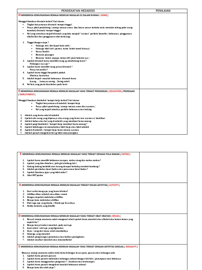 Pendekatan Heeadsss | PDF