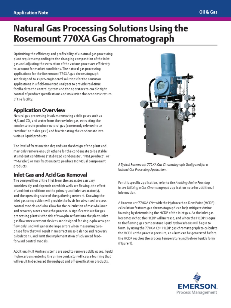 GC 700xa | Download Free PDF | Natural Gas Processing | Natural Gas