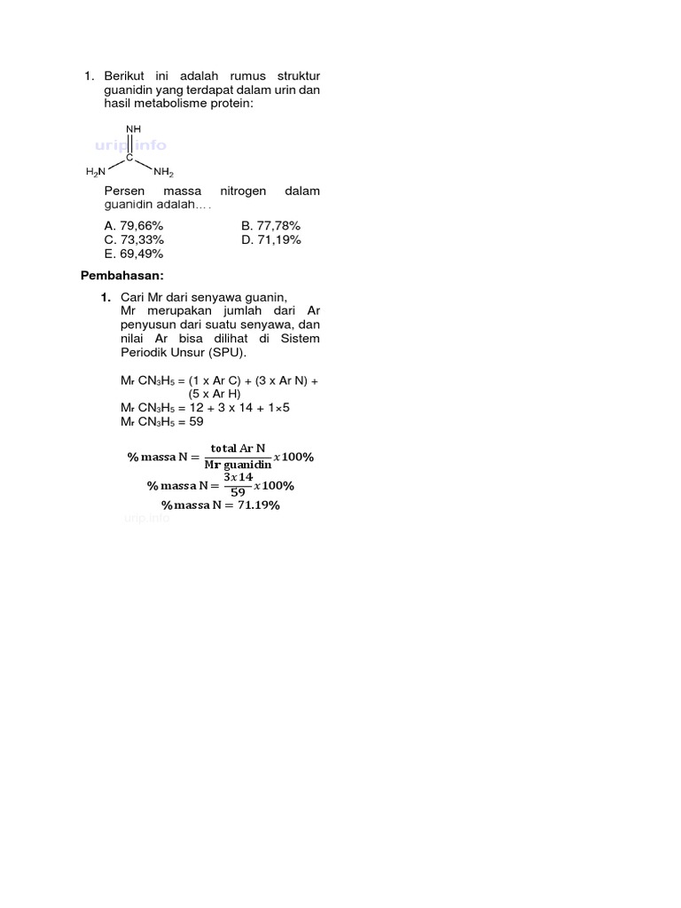 Pembahasan Soal Osk 2019 | PDF