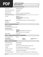 MSDS Wings Detergent PDF | PDF