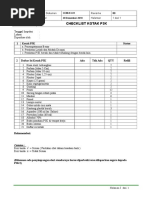FR-HSE-0102 Checklist Kotak P3K | PDF