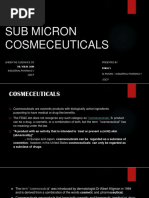 Cosmetic Science Introduction | PDF | Over The Counter Drug | Cosmetics