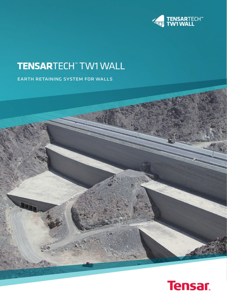 Brosur Tensar Untuk Multiblock Retaining Wall System | PDF | Concrete ...