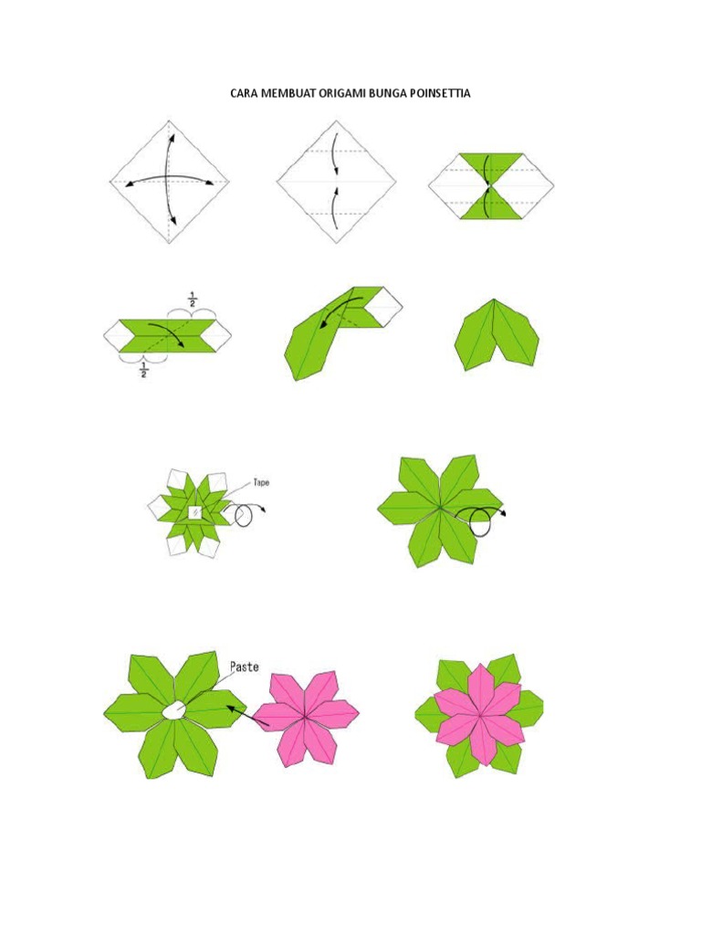 Cara Membuat Kraftangan Origami | PDF | Seni
