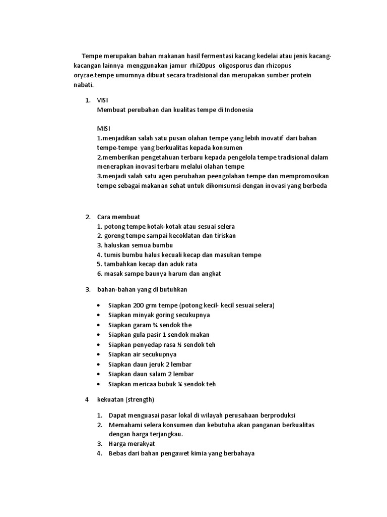 Proposal Balado Tempe | PDF