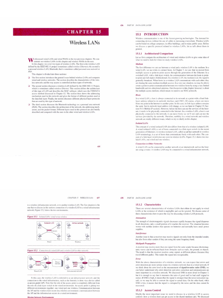 Chapter 15-17 PDF | PDF | Wireless Lan | Computer Network
