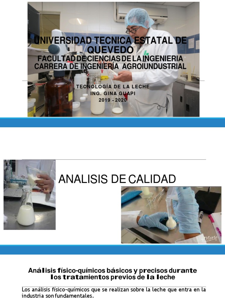 Analisis Fisico Quimico Leche Cruda | PDF | Leche | Valoración
