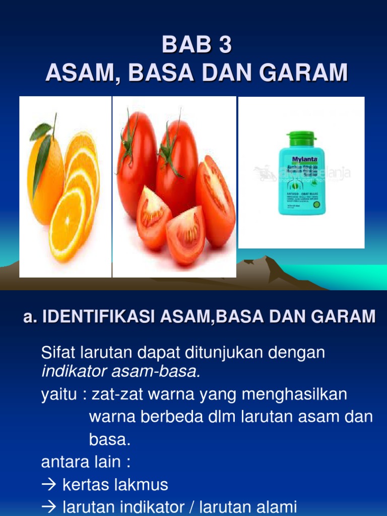 Indikator Asam Basa dan Garam | PDF | Sains & Matematika