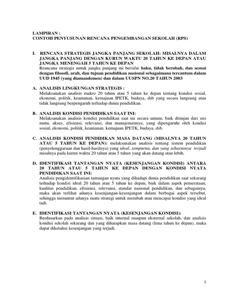 Contoh Rps | PDF