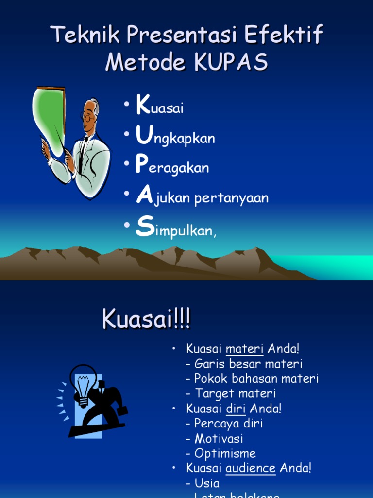 Teknik Presentasi Efektif | PDF