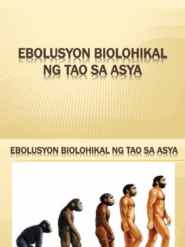 Ebolusyon Biolohikal | PDF