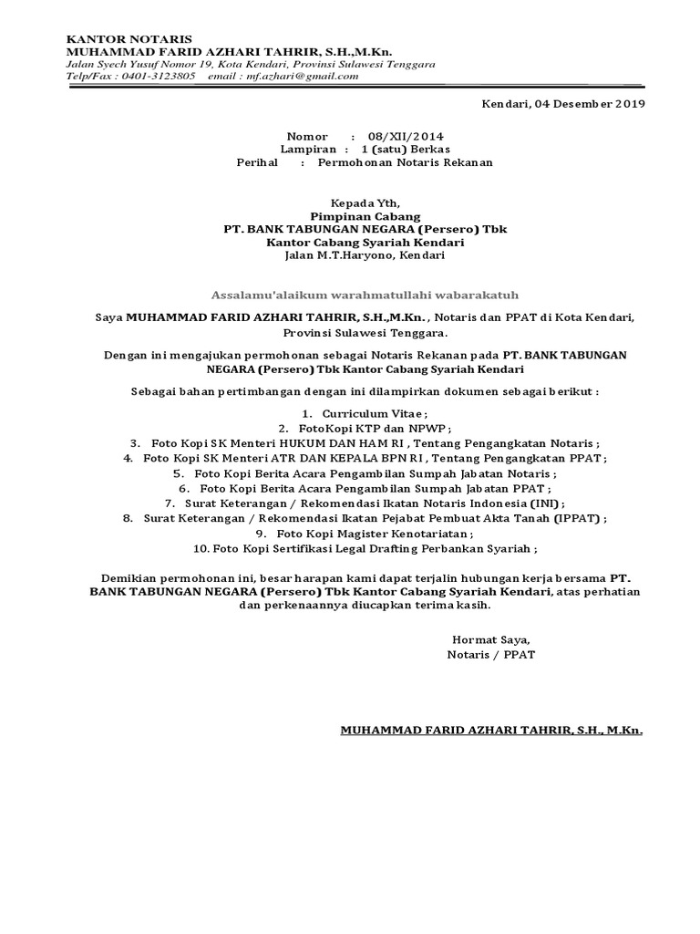 Permohonan Rekanan | PDF | Hukum