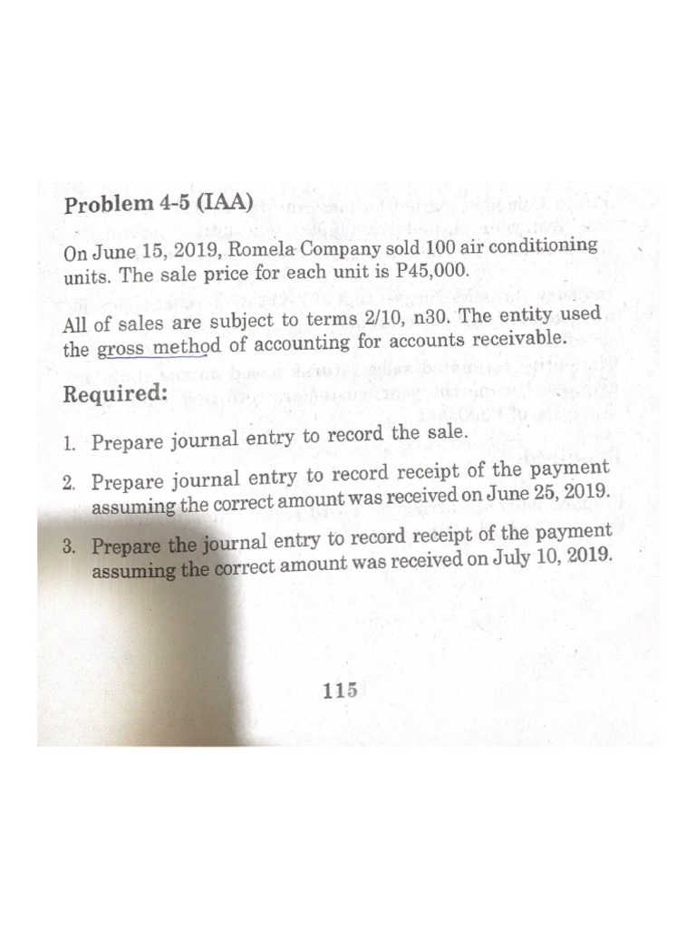 Problem 4 5 IAA | PDF