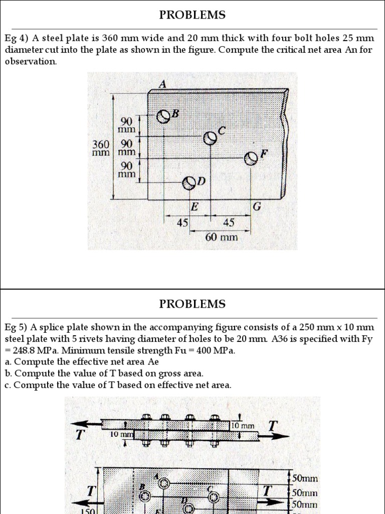 STEEL 4 Design Problems 2 PDF | PDF