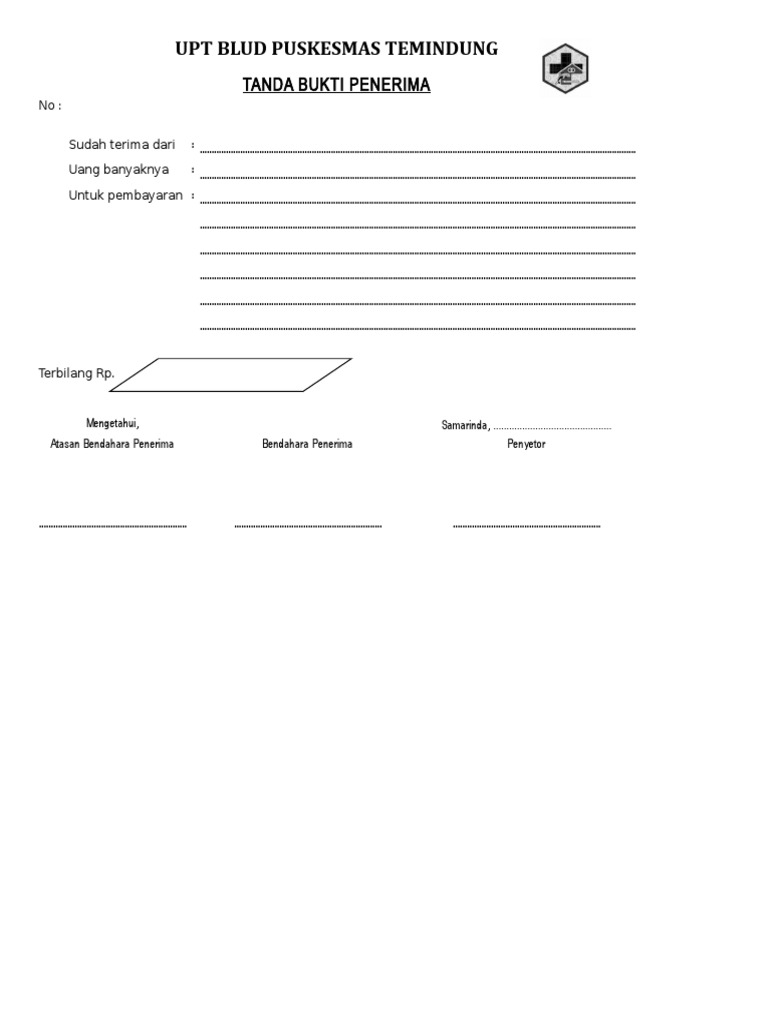 Tanda Bukti Penerima | PDF