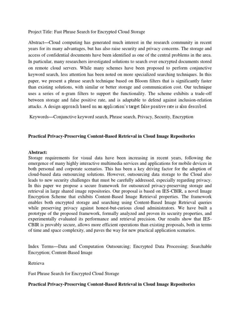 4th Yr CSE Project On Cloud Computing | PDF | Cloud Computing ...