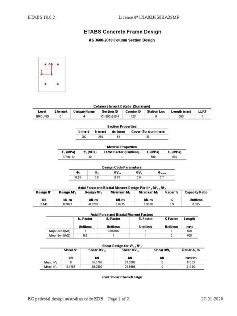 RCC Pedestal Design | PDF | Building Materials | Civil Engineering