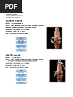 Pressure Safety Valve Datasheet | PDF