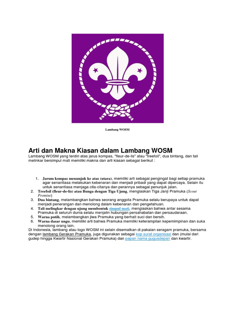 Lambang WOSM | PDF