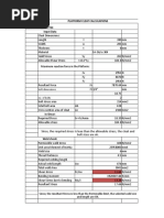 Lifting Trunnion Calculations - 1 | PDF | Shear Stress | Bending