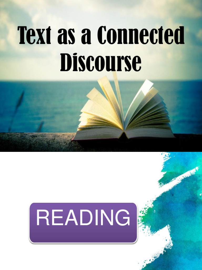 Text As Connected Discourse | PDF | Grammatical Number | Verb