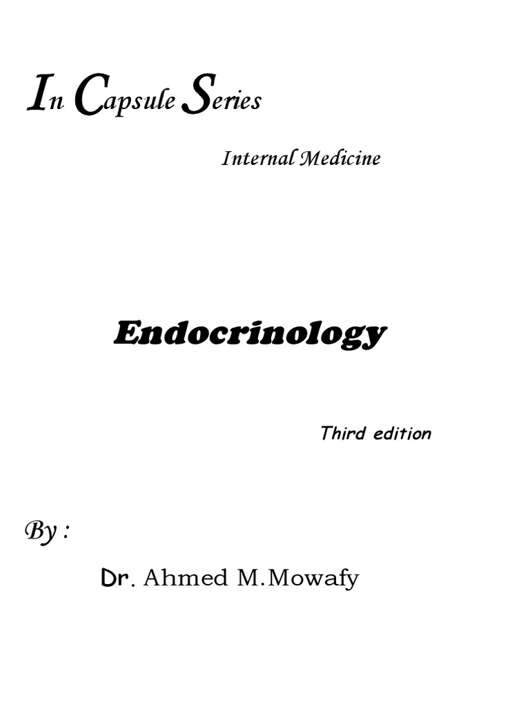 DR - Ahmed Mowafy - Endocrinology Book | PDF | Hyperthyroidism ...