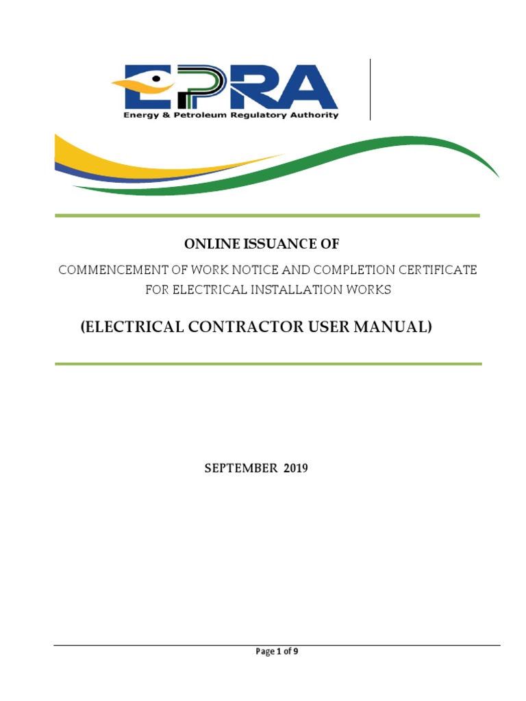 Electrical Wiring Certificate Guide | PDF | Electrician | Electricity