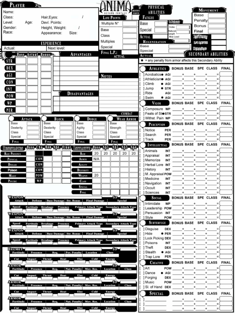 NaTaS' Custom Basic Anima Character Sheet
