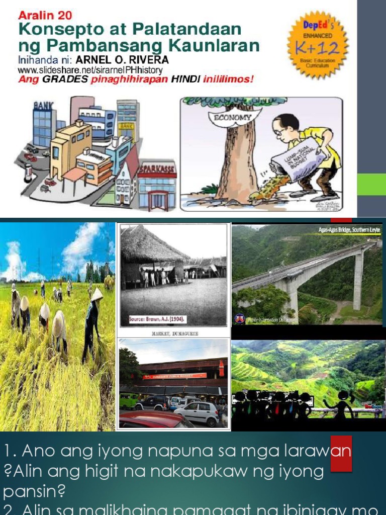 Konsepto NG Palatandaan NG Pambansang Kaunlaran | PDF Konsepto NG Palatandaan NG Pambansang Kaunlaran | PDF