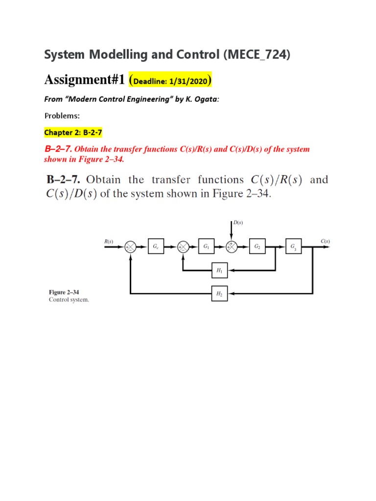 Assignment 1 - (Given) | PDF