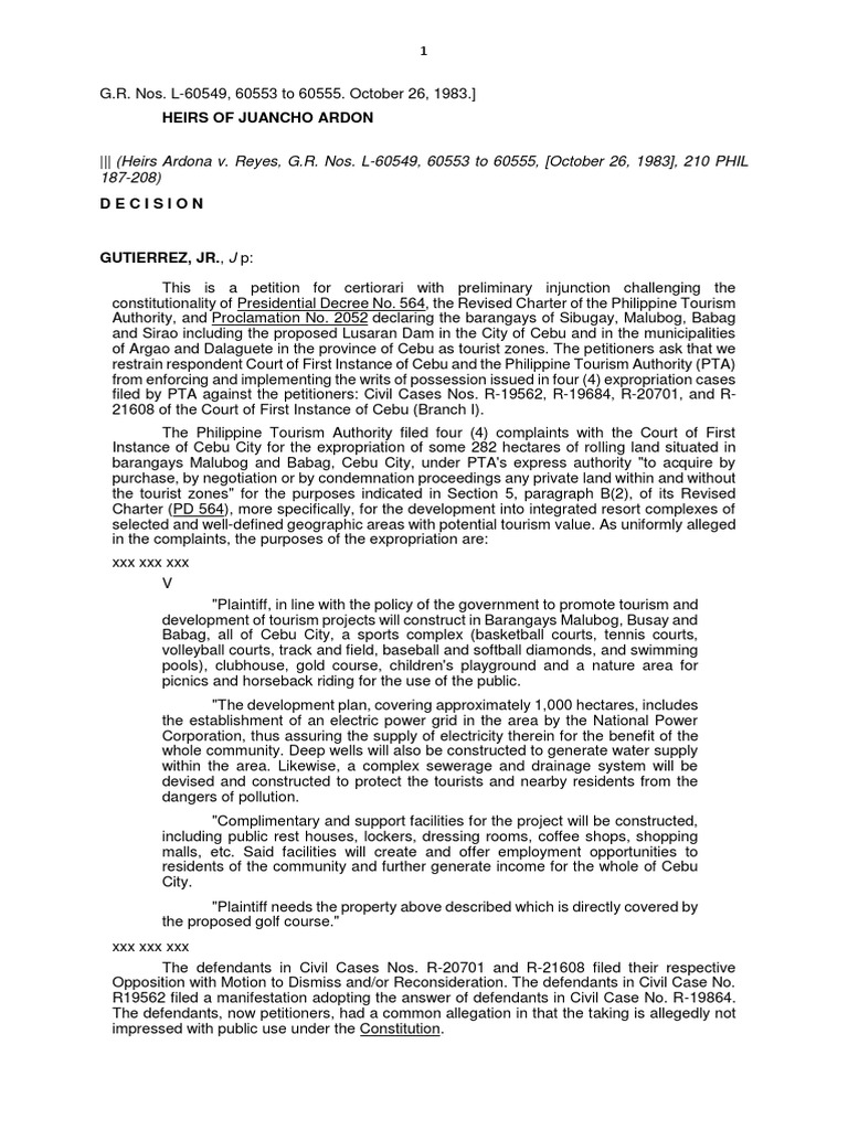 (Notes) Power of Eminent Domain | PDF | Eminent Domain | Property