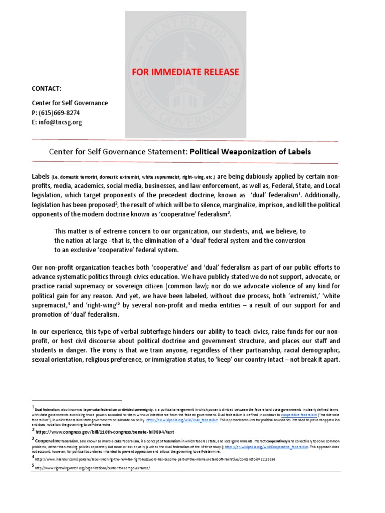 The Political Weaponization of Labels: How U.S. Citizens Unwittingly ...