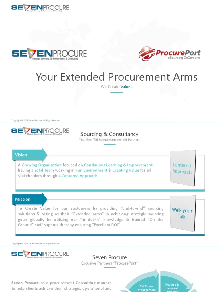 Seven Procure Presentation Introduction | PDF | Procurement ...