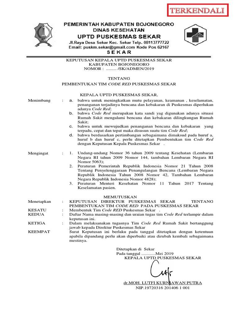 SK Tim Code Red | PDF