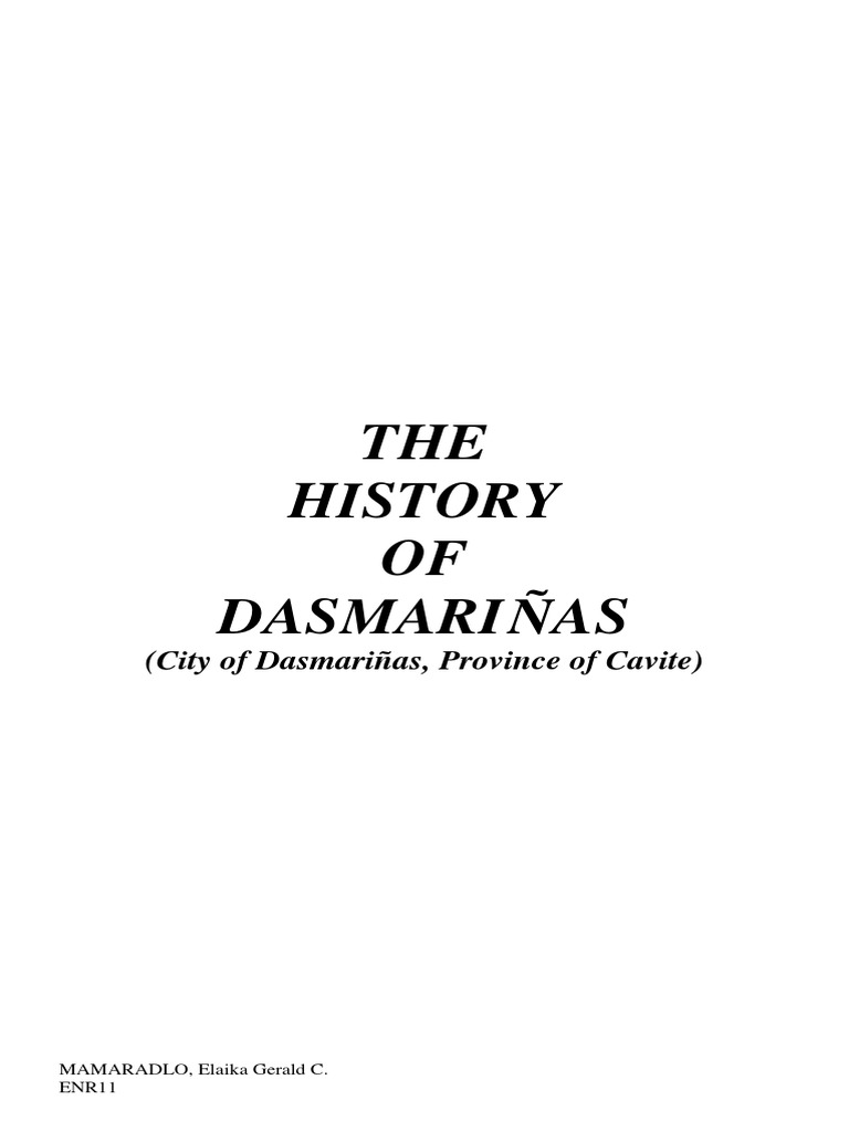 History of Dasma | PDF