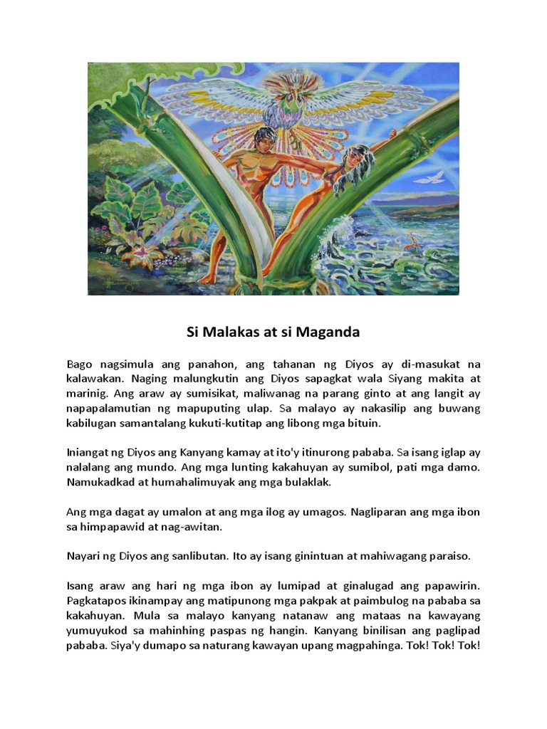 Si Malakas at Si Maganda | PDF