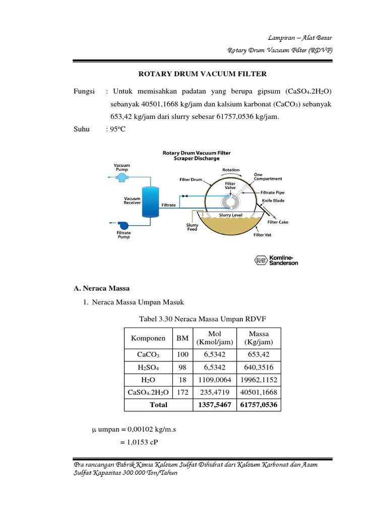 2 Rotary Drum Vacuum Filter | PDF