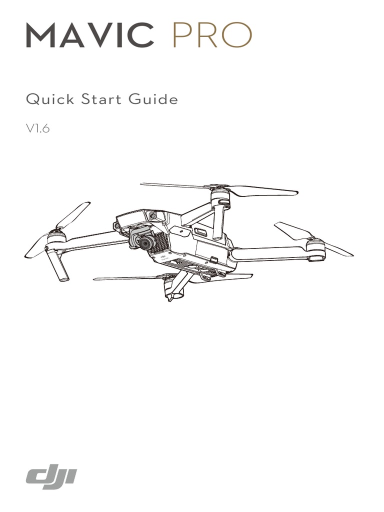 Mavic Pro Quick Start Guide V1.6 | PDF | Wi Fi | Mobile App