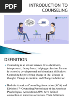 History of Counselling | PDF | Psychotherapy | Psychology