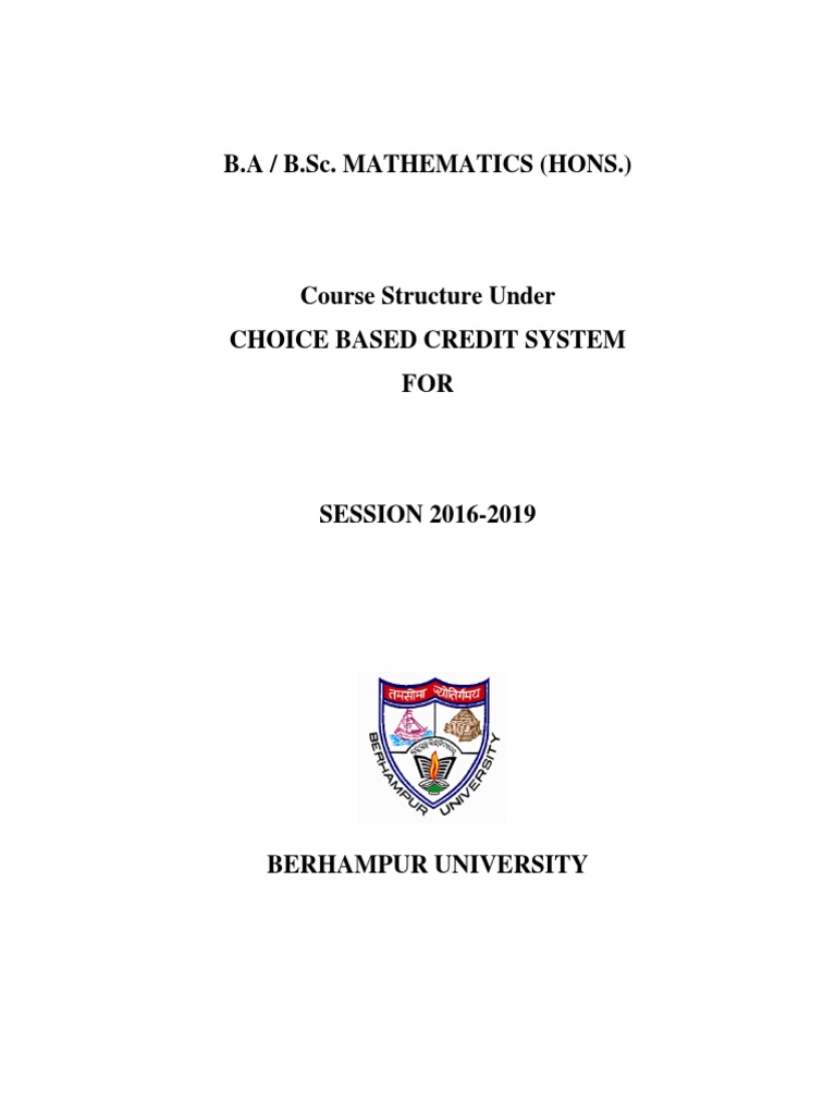 Mathematics Honours Regular | PDF | Group (Mathematics) | Ring ...