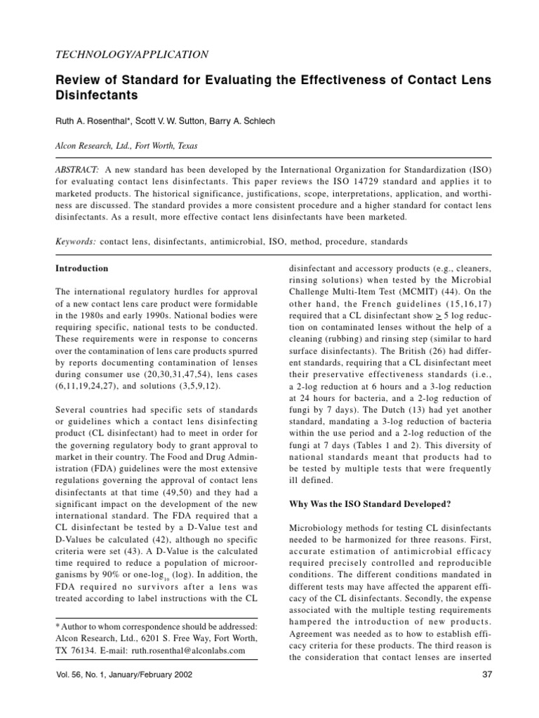 PDA - 2002 - Review of Standard For Evaluating The Effectiveness of ...