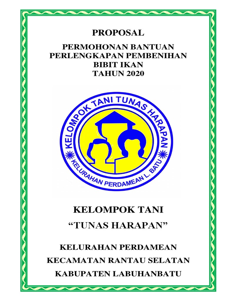 PROPOSAL Kelompok Tani Tunas Harapan - 1 | PDF